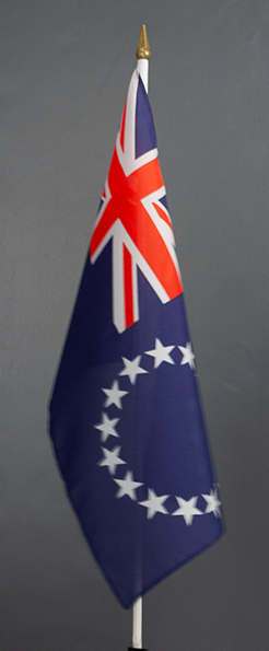 Buy Cook Islands Hand Waver Flag Online from Flags Down Under